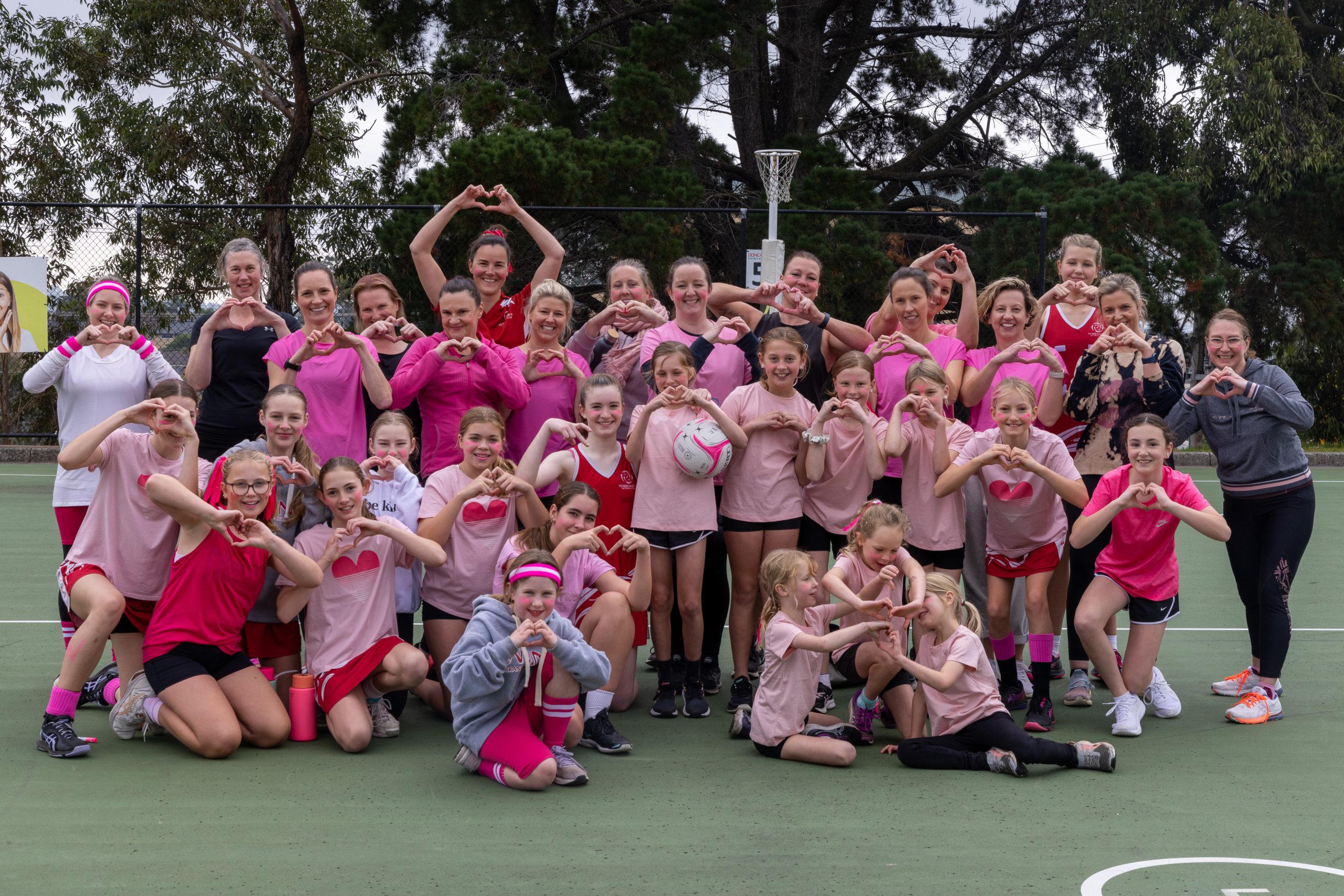 Warrandyte Netball Club supports breast cancer fundraising - Warrandyte ...